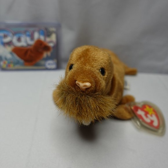 Ty | Toys | Vintage Ty Beanie Babies Paul Walrus Style 4248 | Poshmark